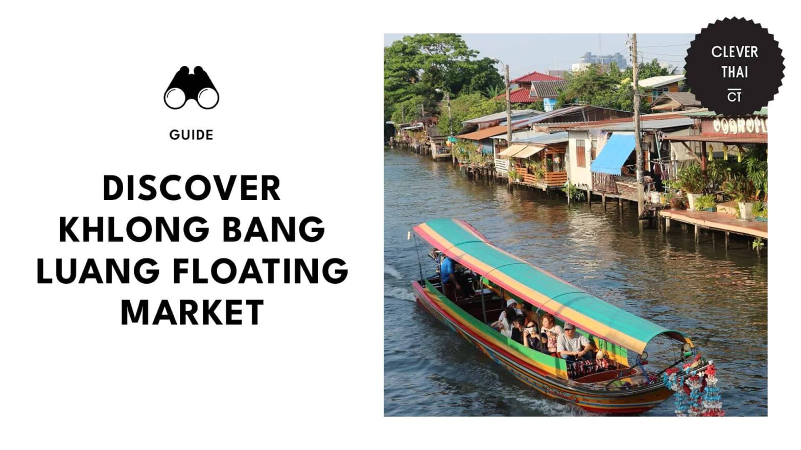 What You MUST Know about Khlong Bang Luang Floating Market